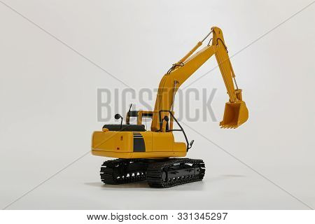 Excavator Model On Image & Photo (Free Trial) | Bigstock