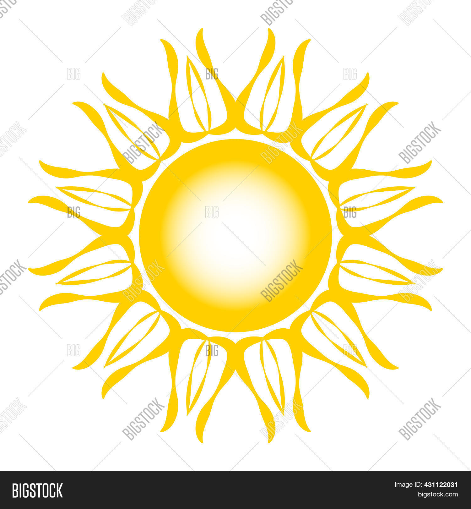 Stylized Sun Logo. Image & Photo (Free Trial) | Bigstock