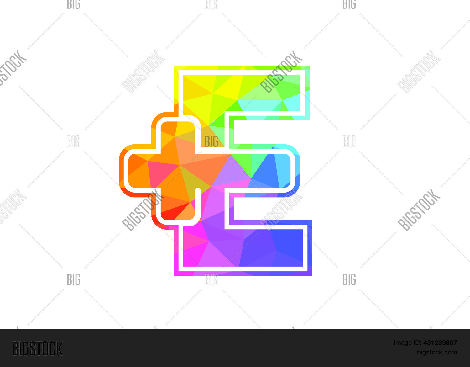 Initial E Monogram Vector & Photo (Free Trial) | Bigstock