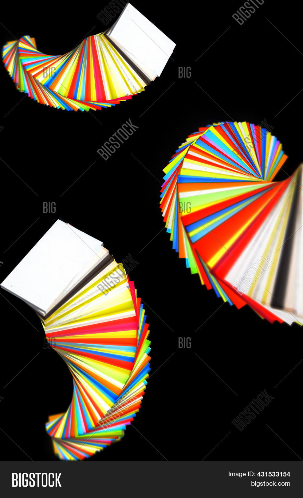 Spiral Stack Different Image & Photo (Free Trial) | Bigstock