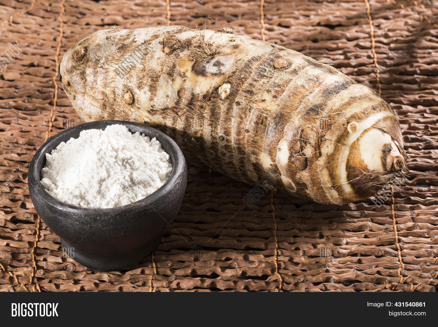 Taro Root Colocasia Image & Photo (Free Trial) | Bigstock