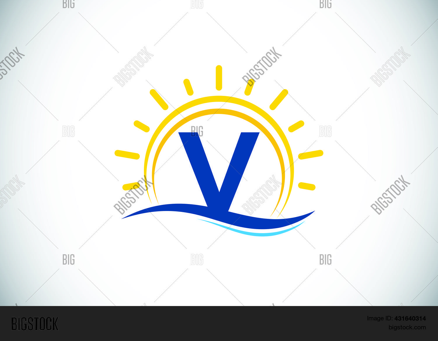 Initial V Monogram Vector & Photo (Free Trial) | Bigstock