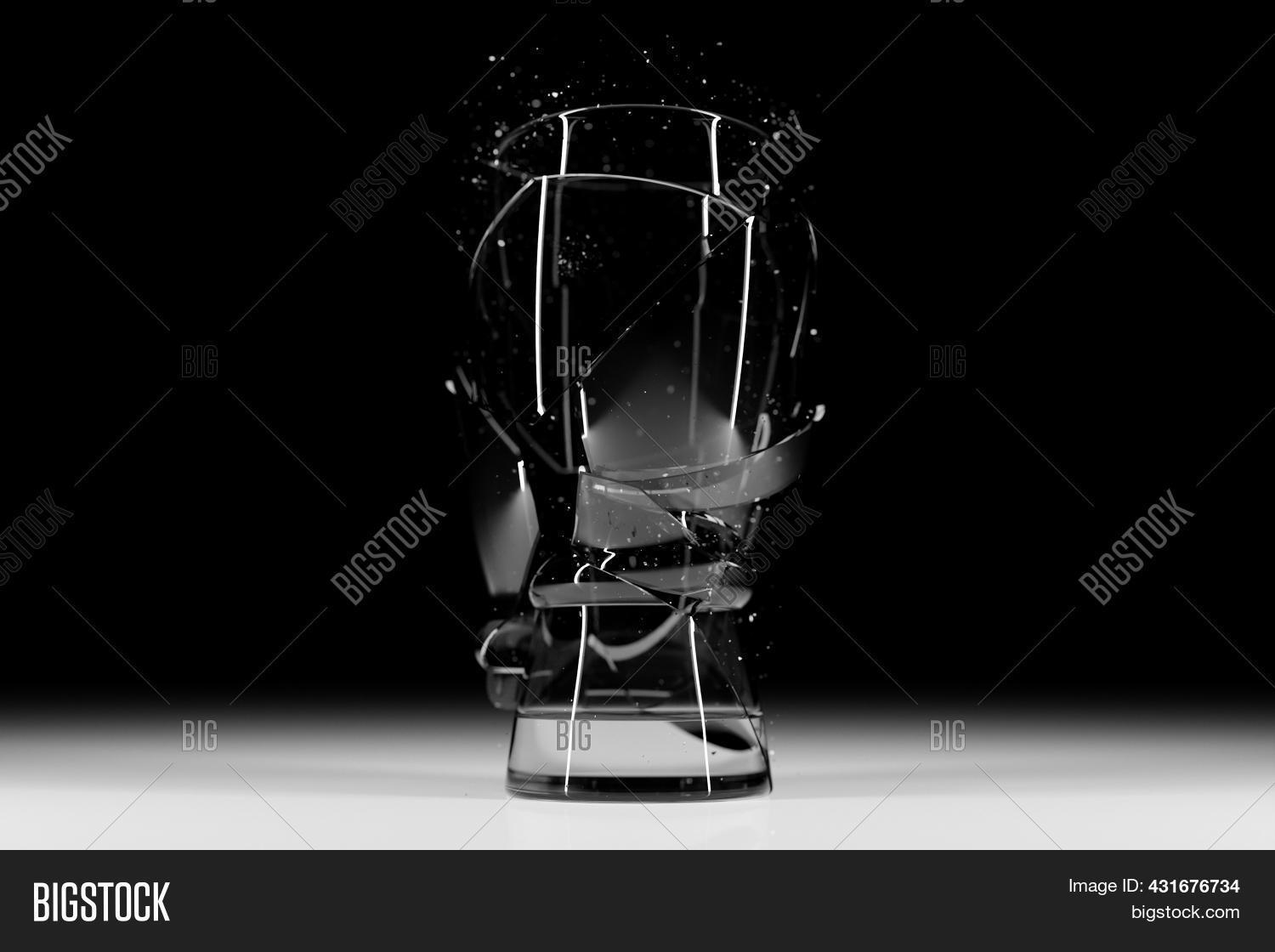 3d Render Broken Glass Image & Photo (Free Trial) | Bigstock