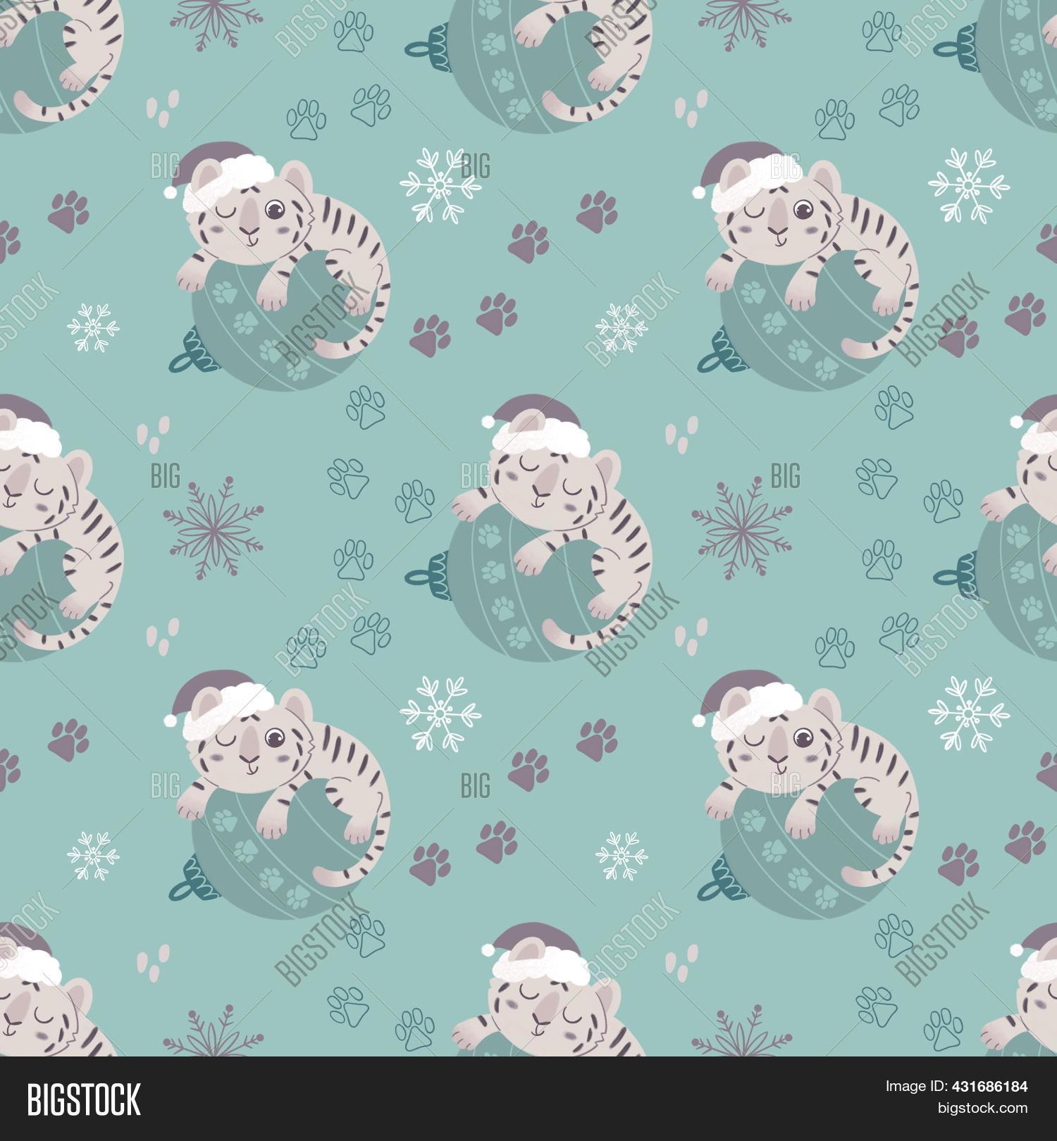 Seamless Pattern Cub Image & Photo (Free Trial) | Bigstock