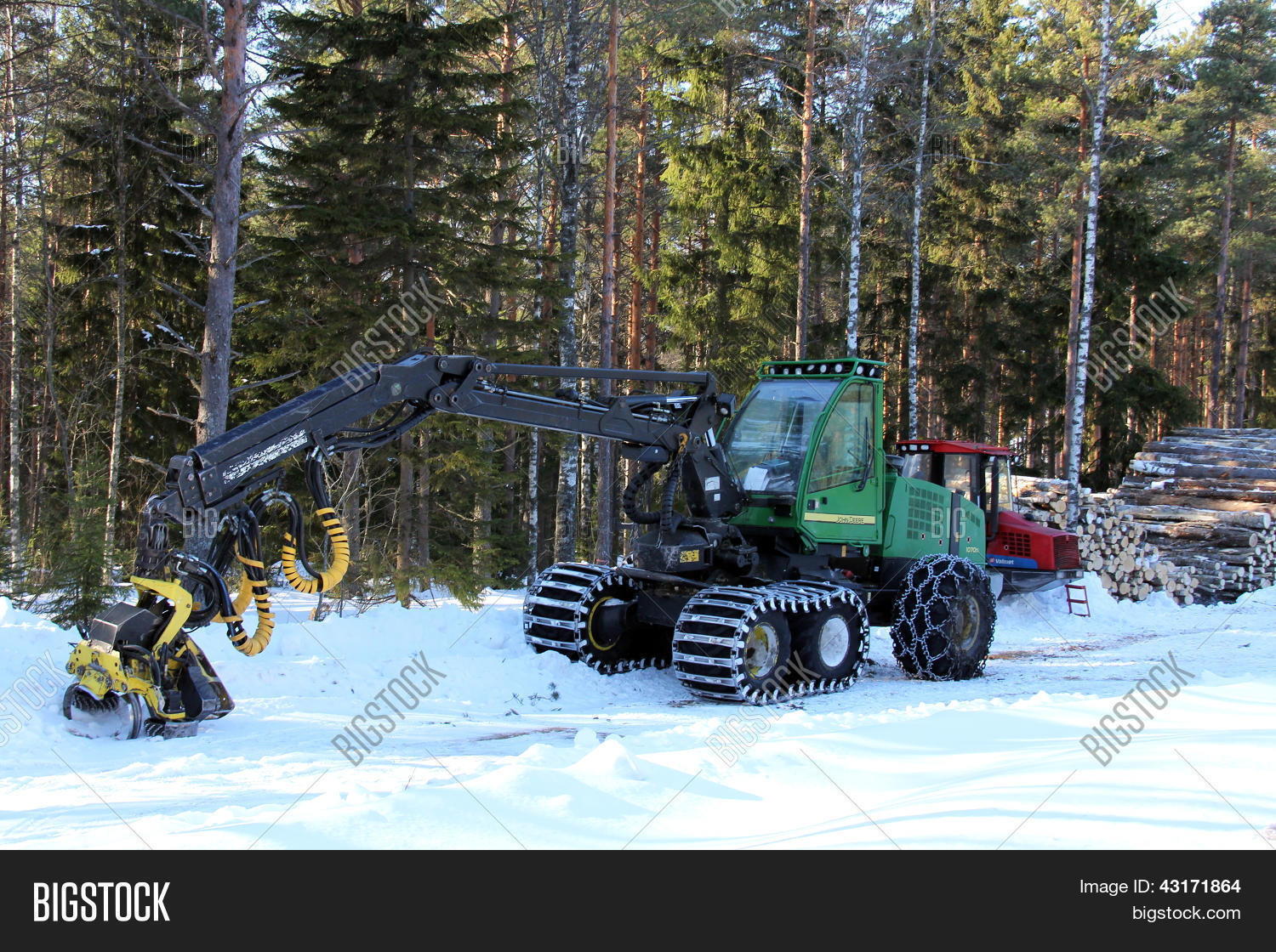 Wheeled Harvester By Image & Photo (Free Trial) | Bigstock
