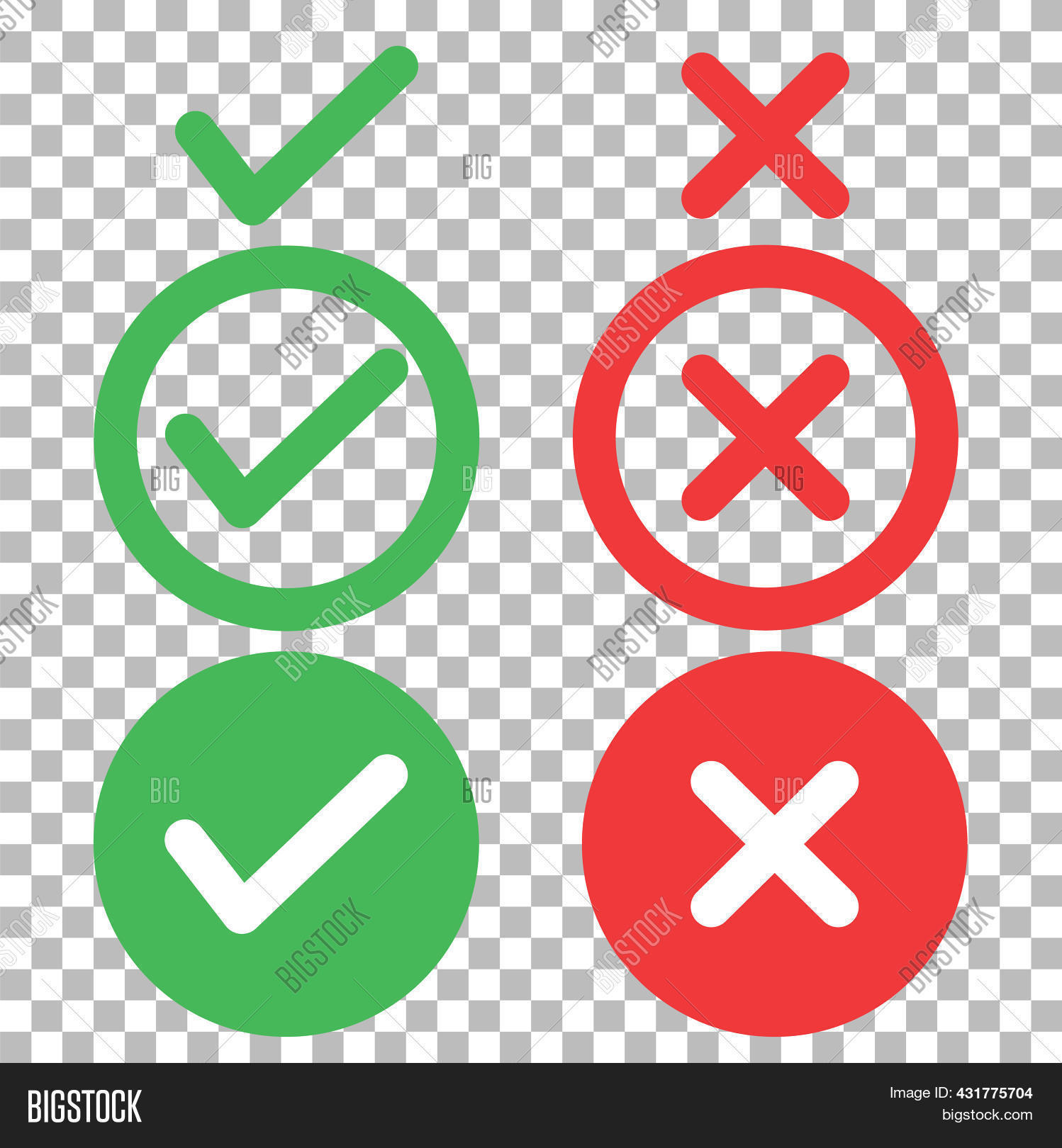 Set Check Mark Icon On Image & Photo (Free Trial) | Bigstock