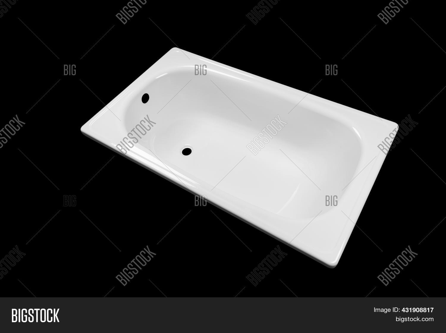 Bathtub Isolated On Image & Photo (Free Trial) | Bigstock