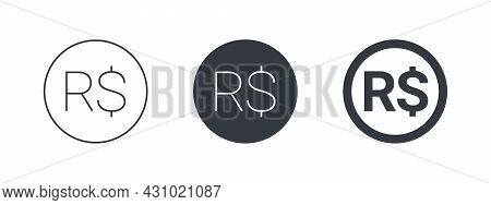 Sign Brazilian Real. Vector & Photo (Free Trial) | Bigstock