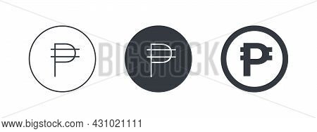Sign Philippine Peso Vector & Photo (Free Trial) | Bigstock