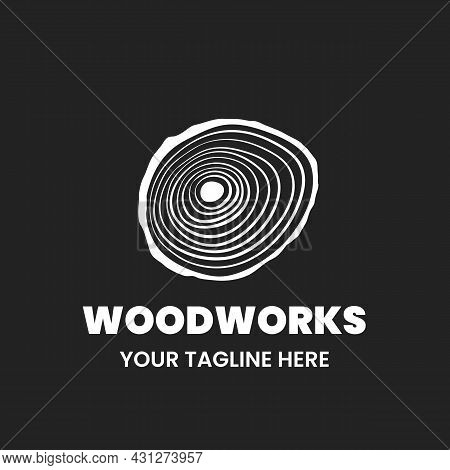 Woodworks Logo Design Vector & Photo (Free Trial) | Bigstock