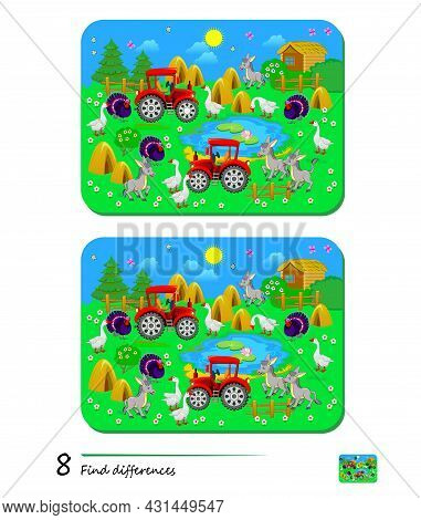 Find 8 Differences. Vector & Photo (Free Trial) | Bigstock