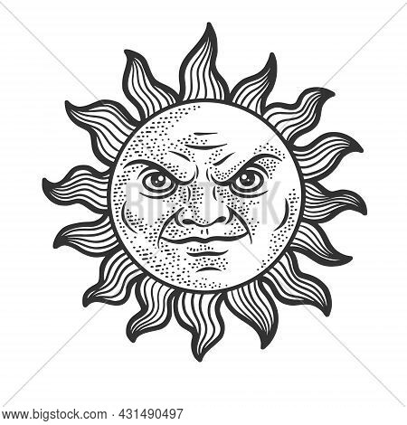 Evil Cartoon Sun Vector & Photo (Free Trial) | Bigstock