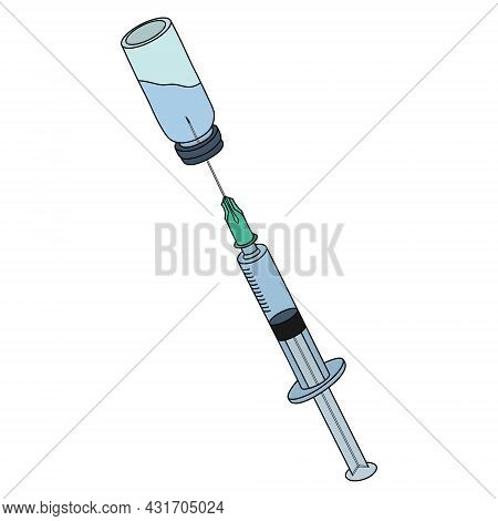 Syringe Injection. Vector & Photo (Free Trial) | Bigstock
