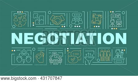 Negotiation Word Vector & Photo (Free Trial) | Bigstock