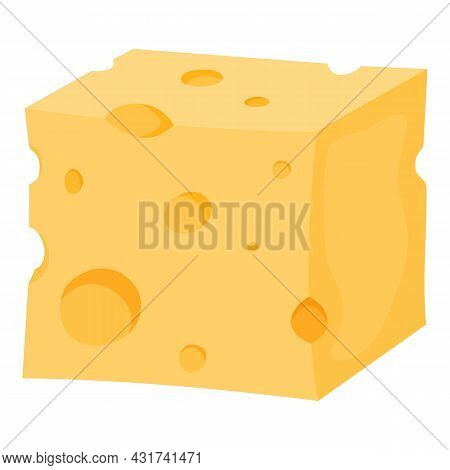 Cheese Cheddar Icon Vector & Photo (Free Trial) | Bigstock