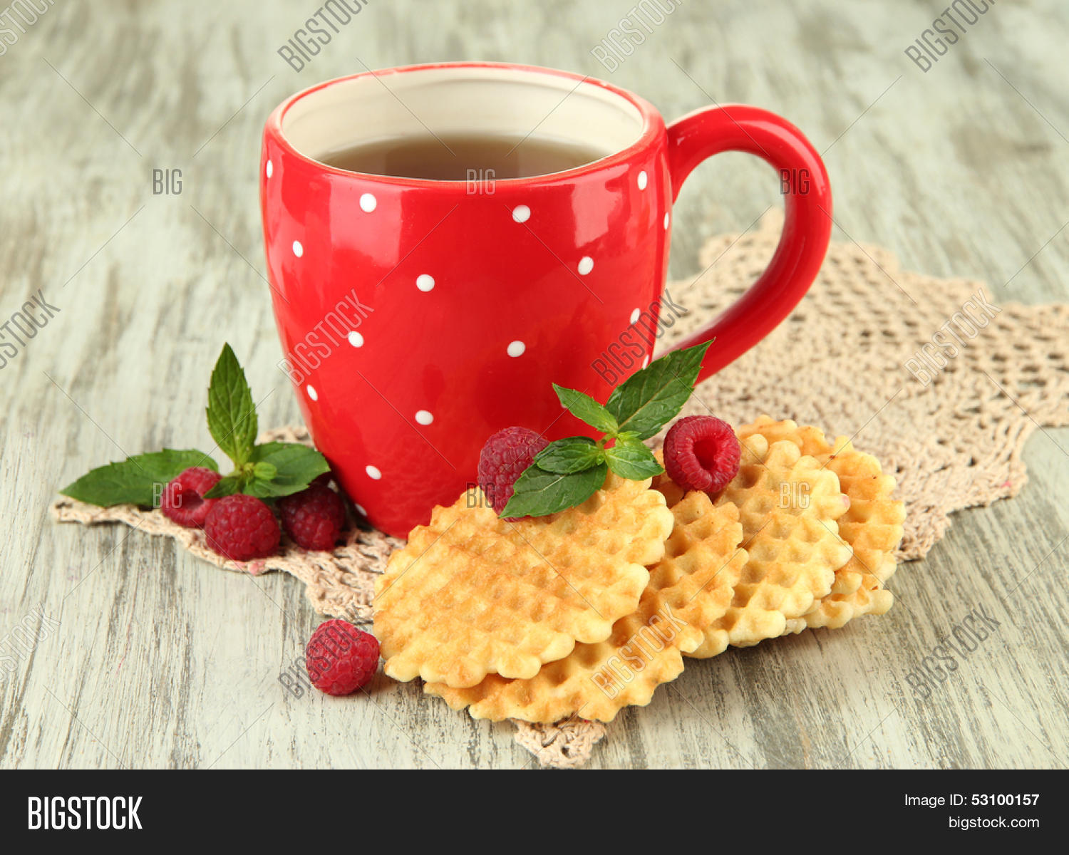 Cup Tea Cookies Image & Photo (Free Trial) | Bigstock