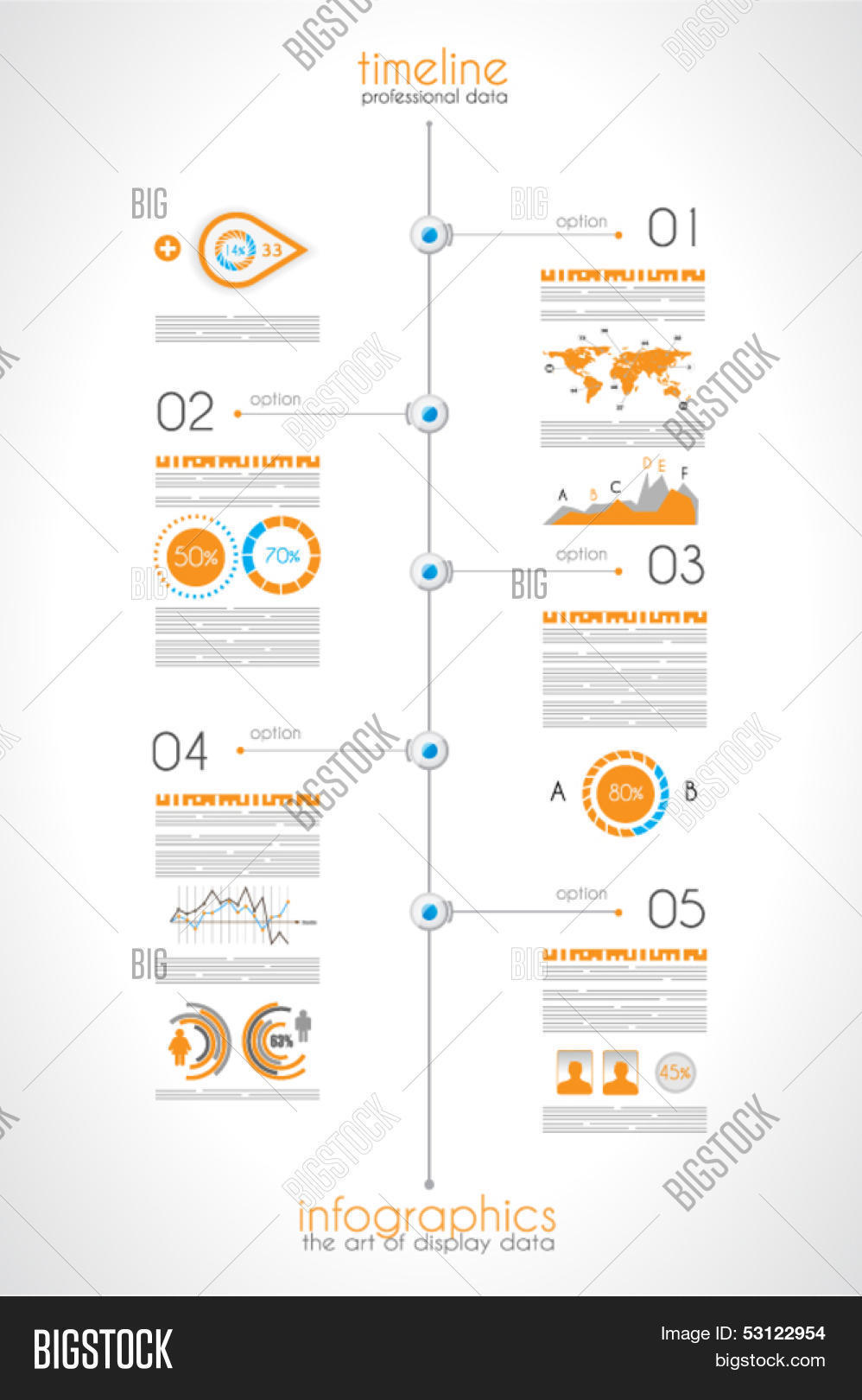 Timeline Display Your Vector & Photo (Free Trial) | Bigstock