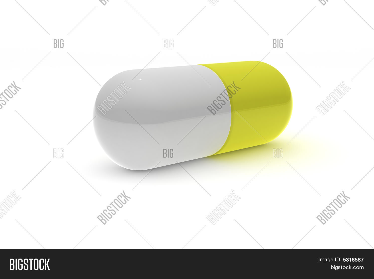 White Yellow Capsule Image & Photo (Free Trial) | Bigstock