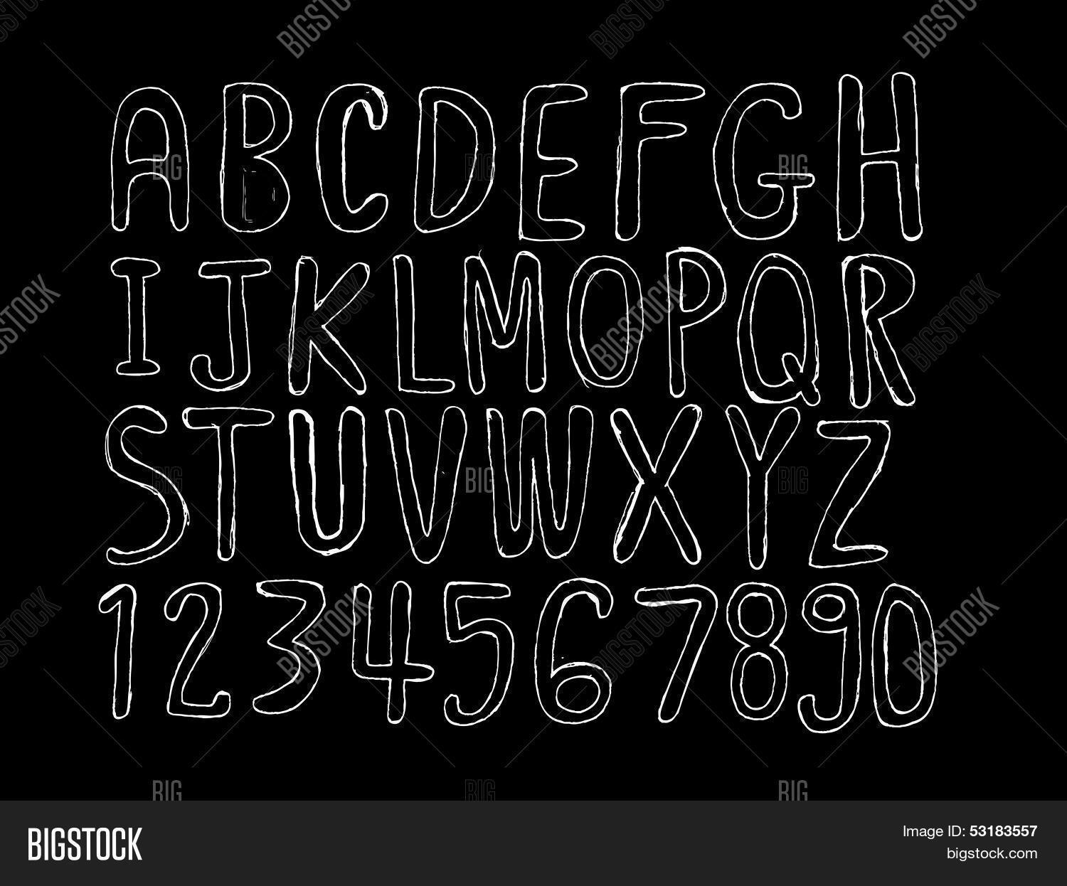 Design Line Font Vector & Photo (Free Trial) | Bigstock