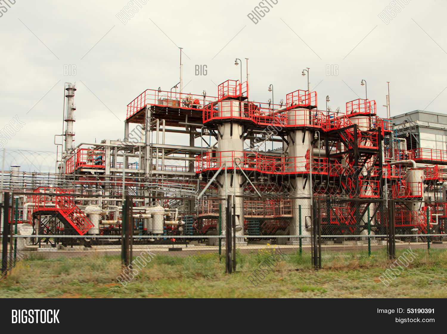 Oil Refining Factory Image & Photo (Free Trial) | Bigstock