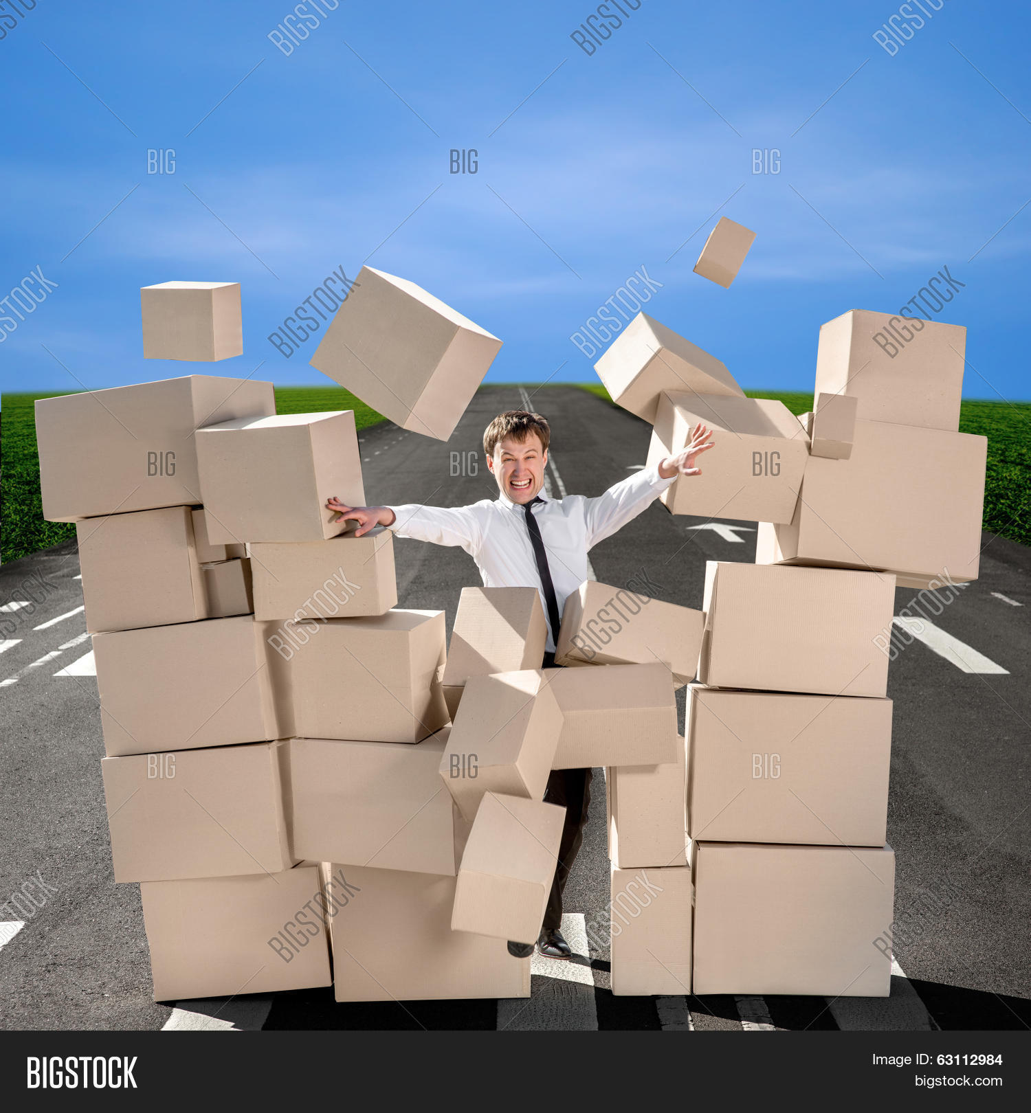 Business Man Breaking Image & Photo (Free Trial) | Bigstock