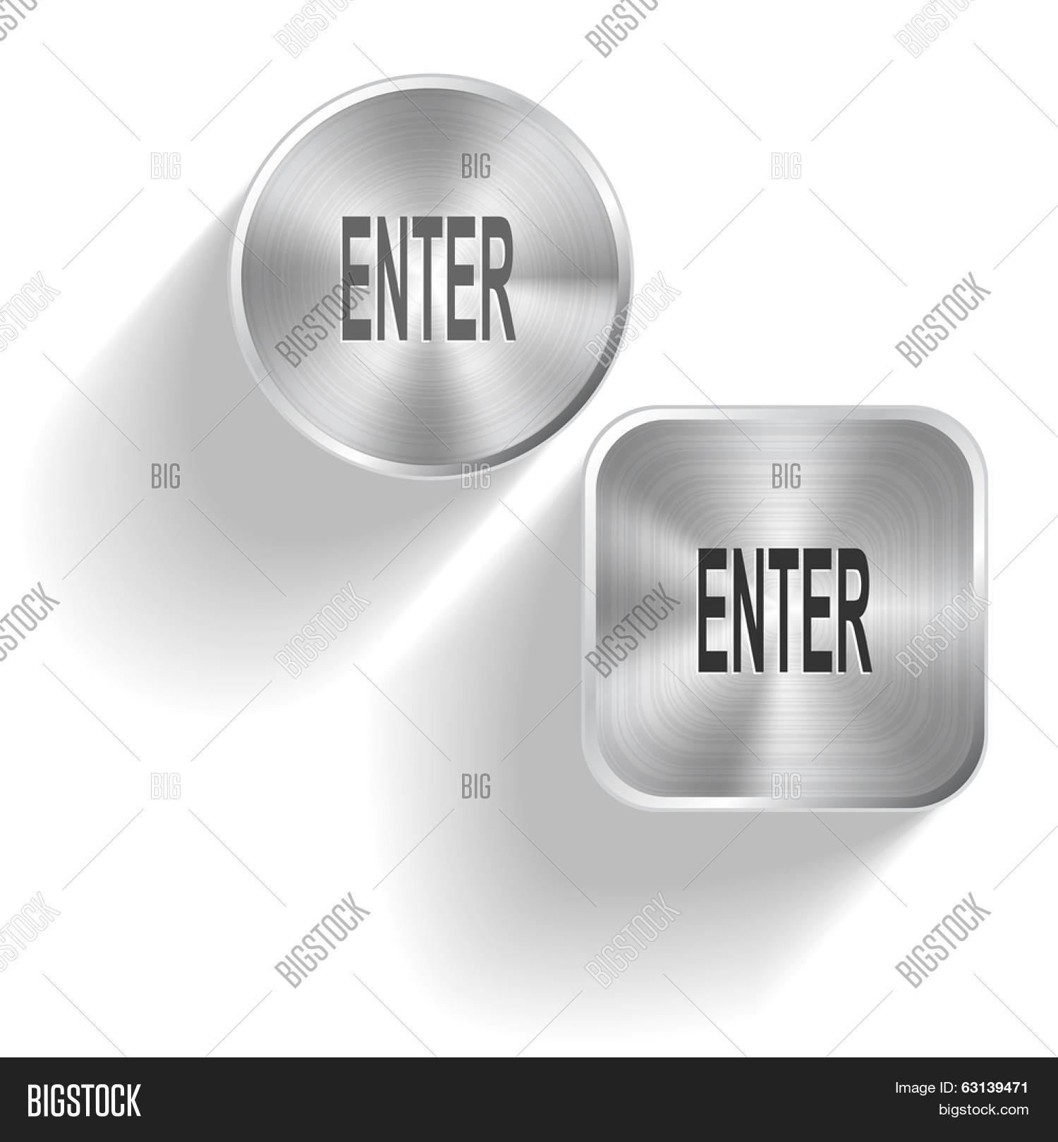 Enter. Vector Set Vector & Photo (Free Trial) | Bigstock