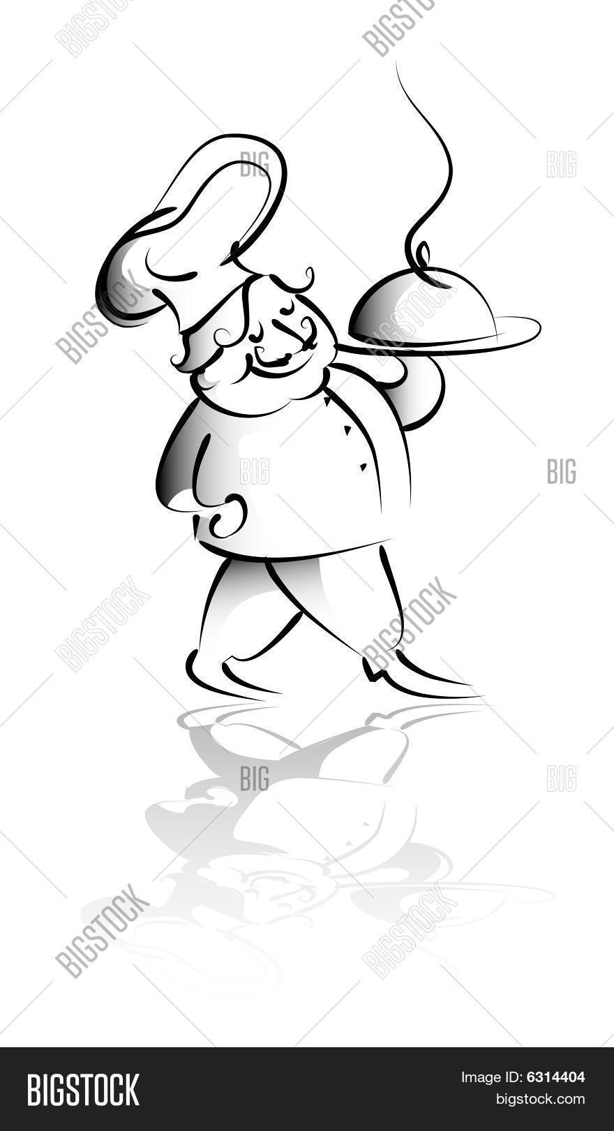 Chef Sketch Vector & Photo (Free Trial) | Bigstock