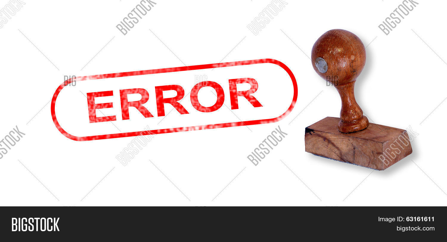 Error Rubber Stamp Image & Photo (Free Trial) | Bigstock