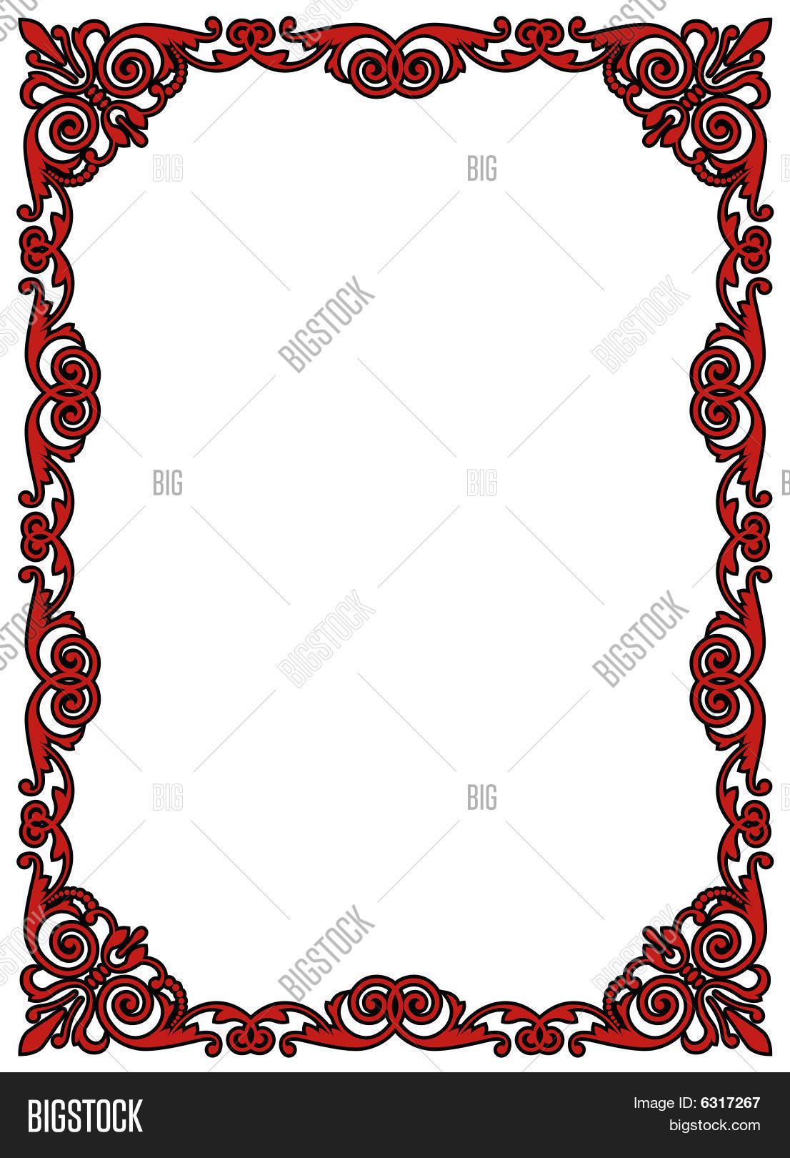 Ornamental Scroll Vector & Photo (Free Trial) | Bigstock