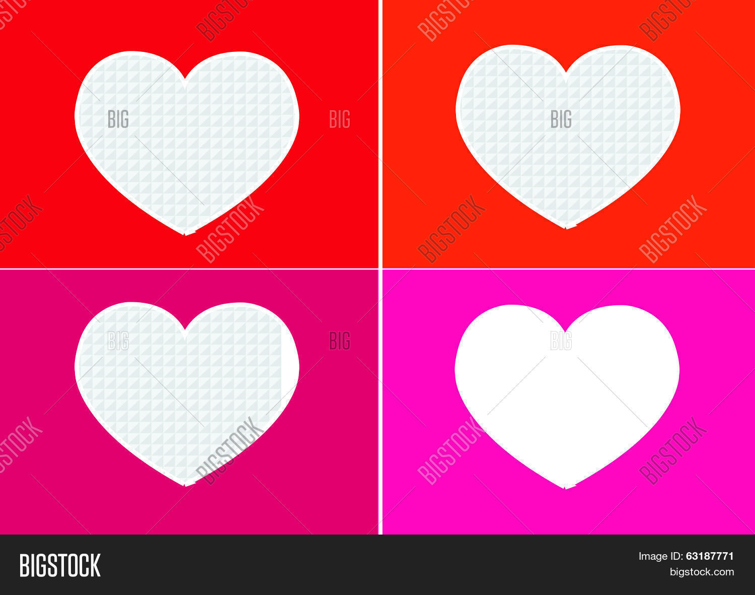 Heart Abstract Icons Vector & Photo (Free Trial) | Bigstock
