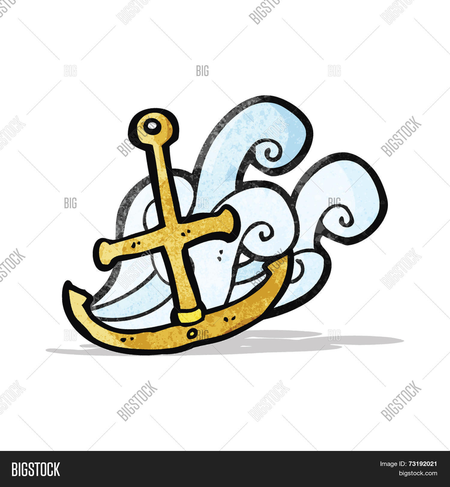 Anchor Symbol Cartoon Vector & Photo (Free Trial) | Bigstock
