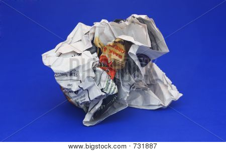 Crumpled Newspaper Image & Photo (Free Trial) | Bigstock