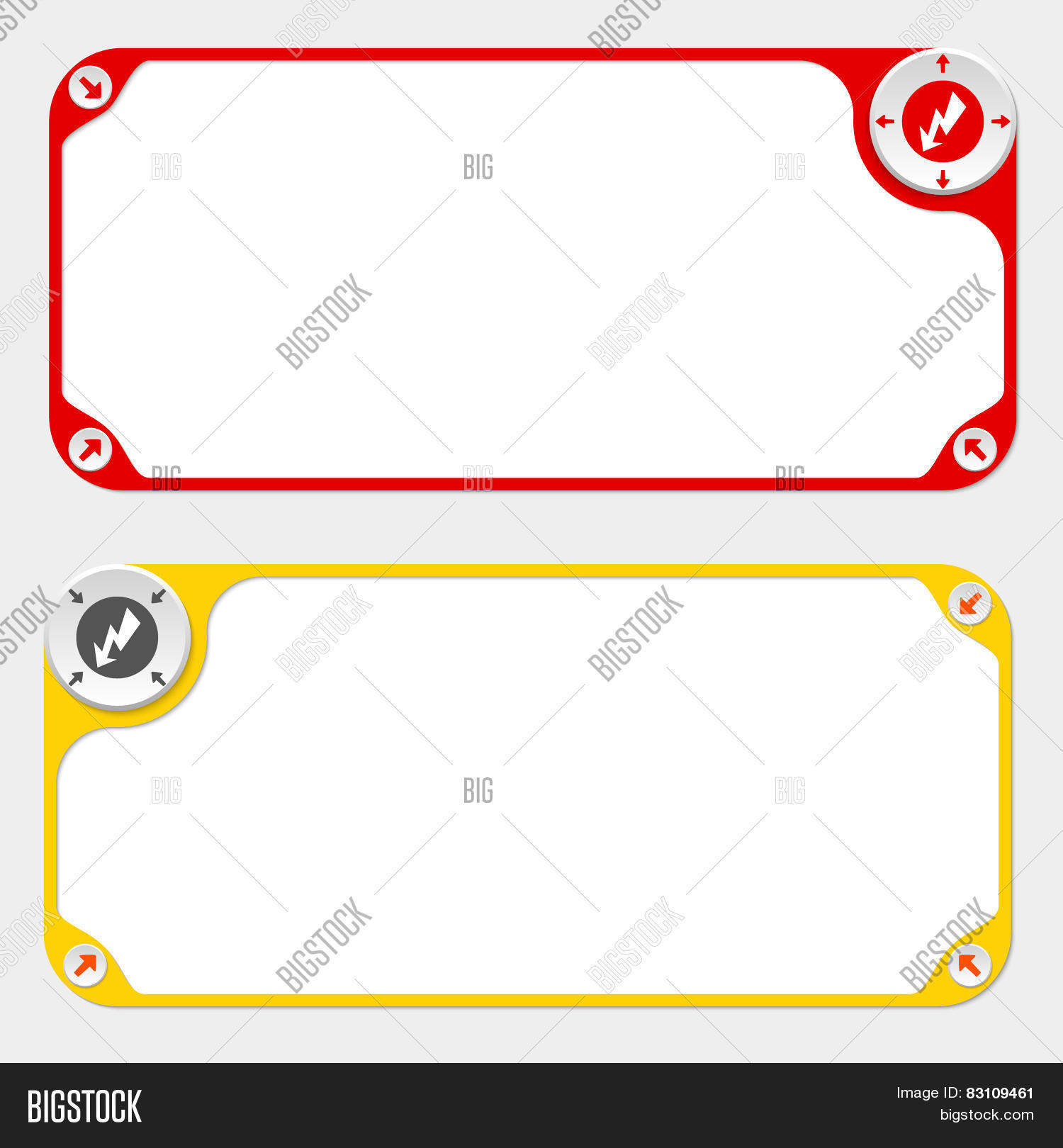 Two Vector Frames Vector & Photo (Free Trial) | Bigstock