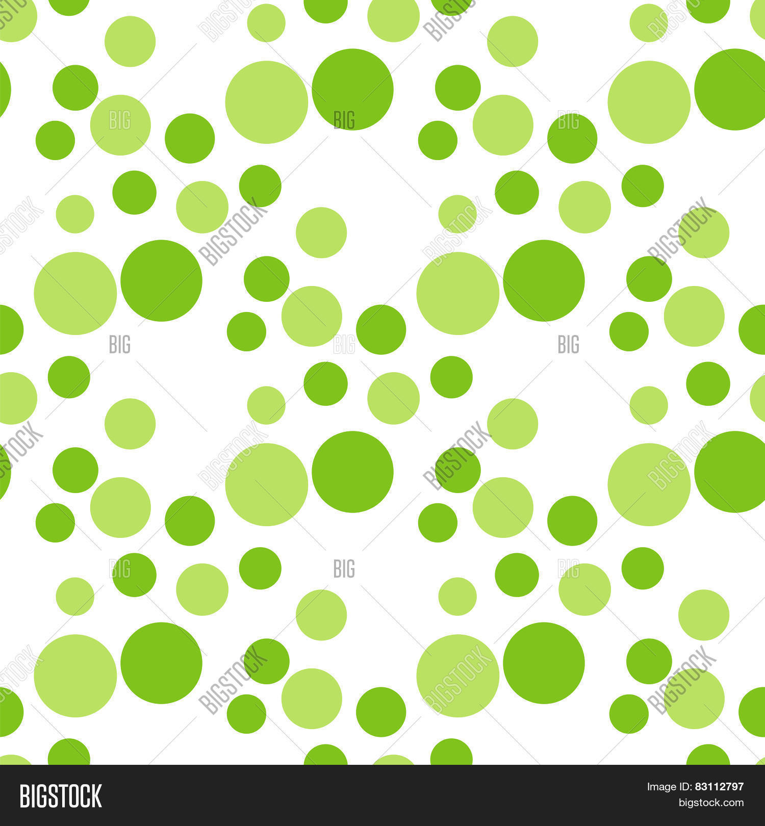 Seamless Green Circle Vector & Photo (Free Trial) | Bigstock