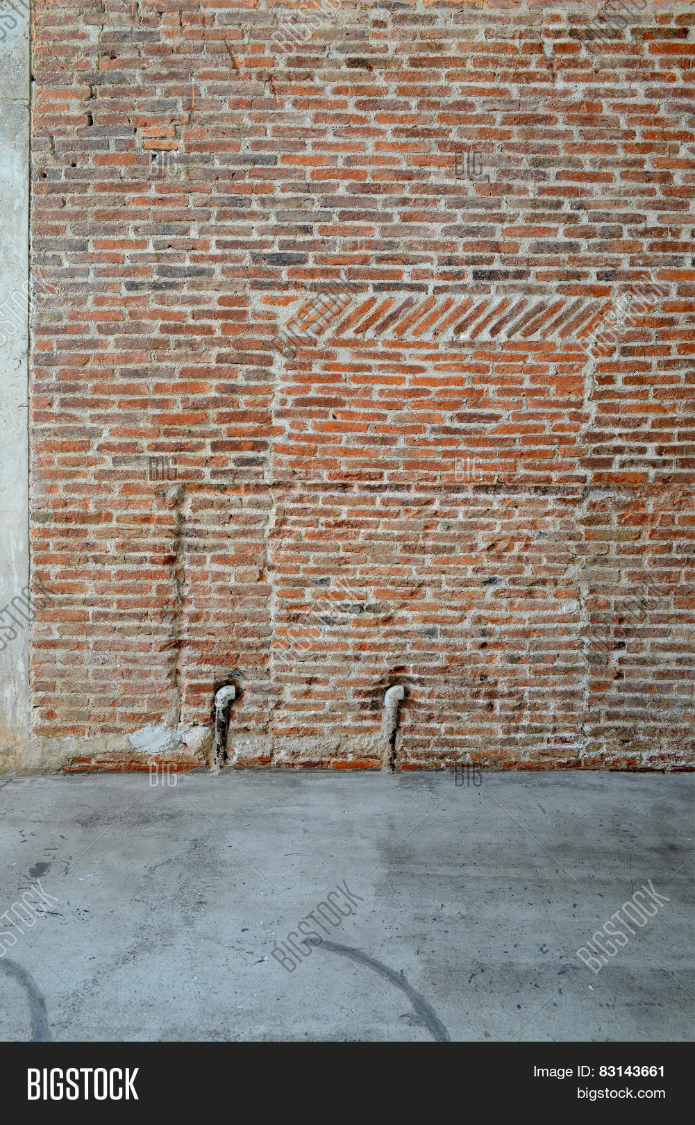 Old Brick Wall Pipe On Image & Photo (Free Trial) | Bigstock