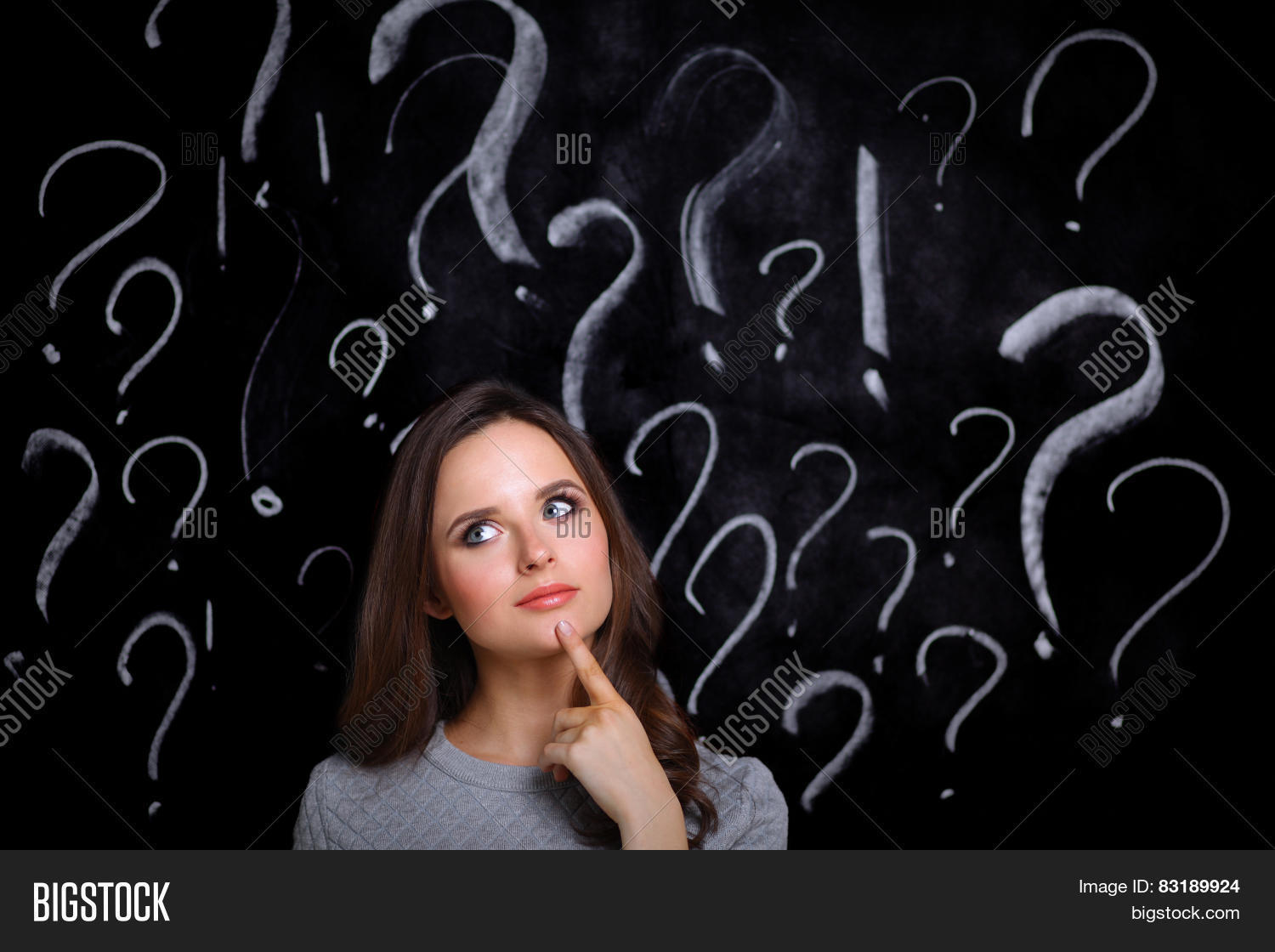 Young Girl Question Image & Photo (Free Trial) | Bigstock
