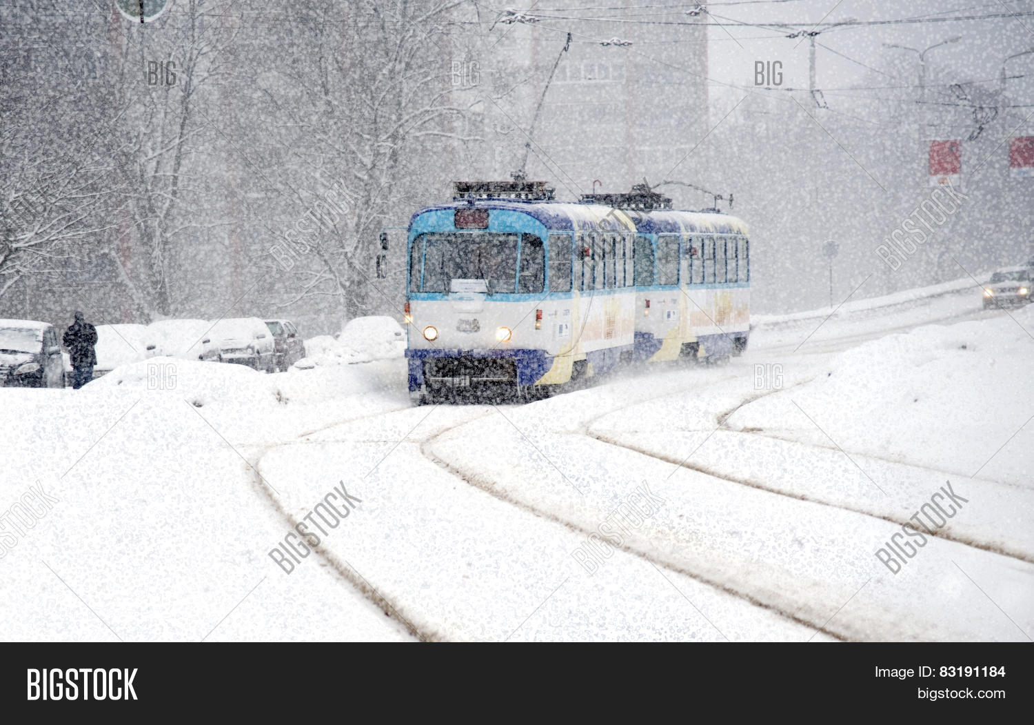 Winter. Movement Tram Image & Photo (Free Trial) | Bigstock