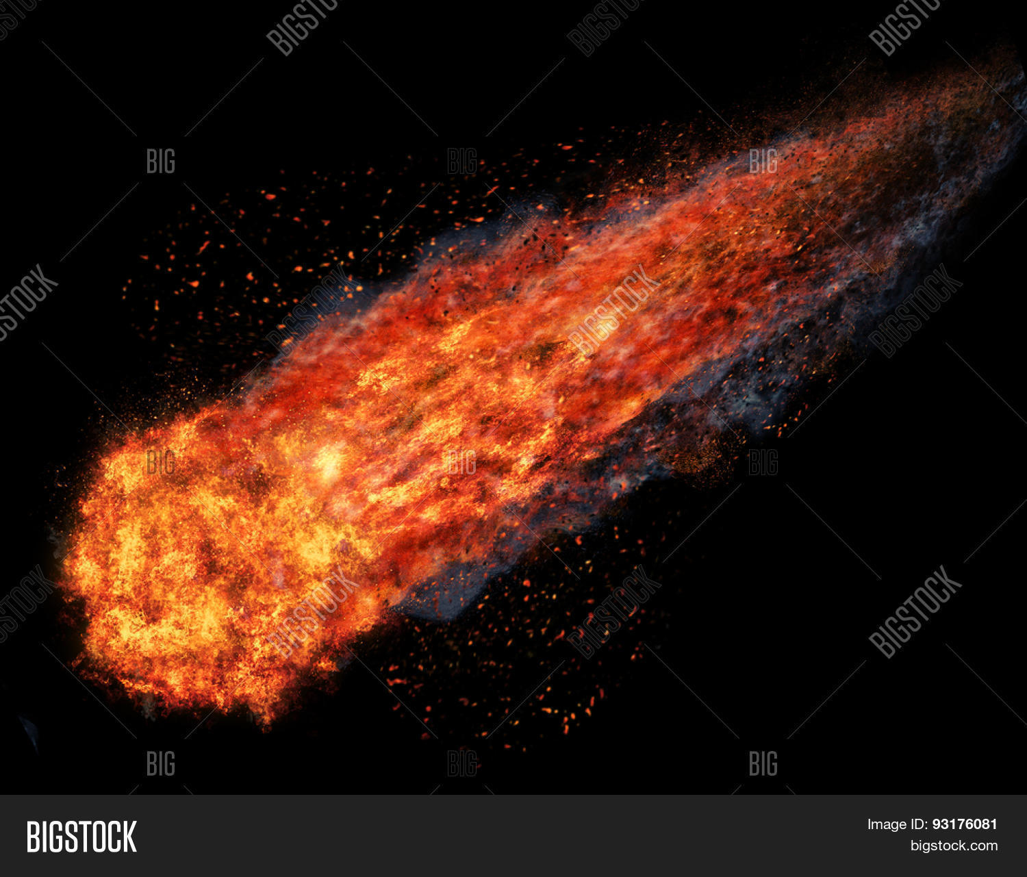 Ball Fire Isolated On Image & Photo (Free Trial) | Bigstock