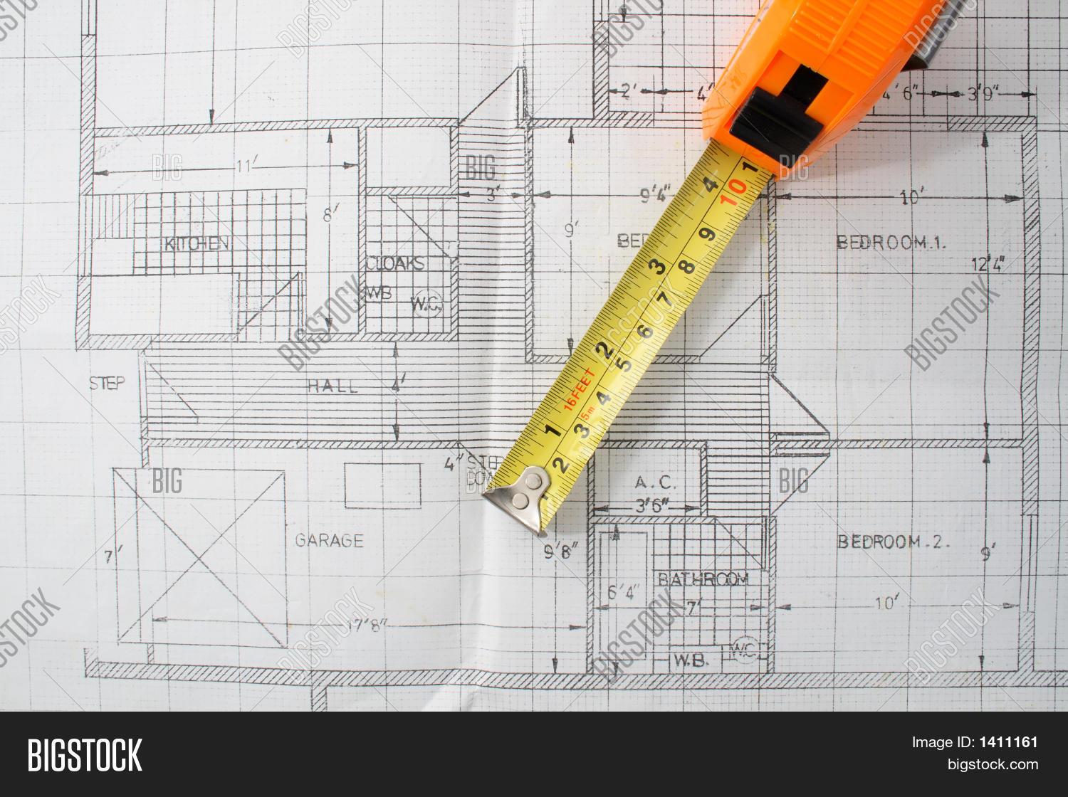 Measuring Tape On Top Image & Photo (Free Trial) | Bigstock