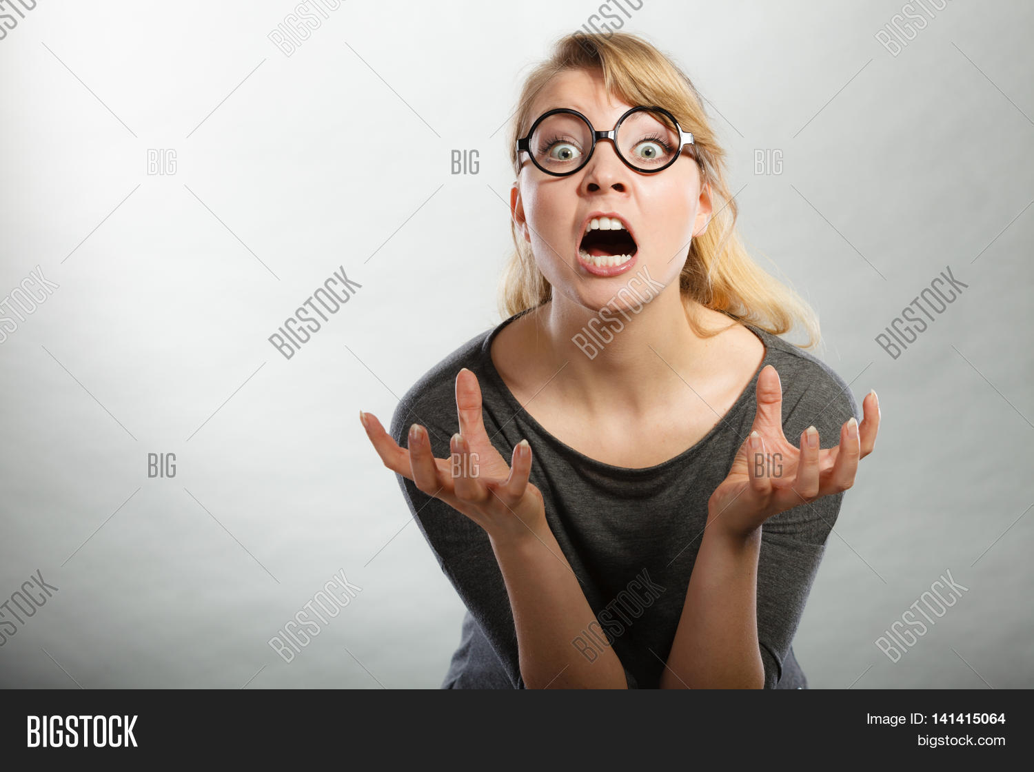 Annoyed Nervous Woman Image & Photo (Free Trial) | Bigstock