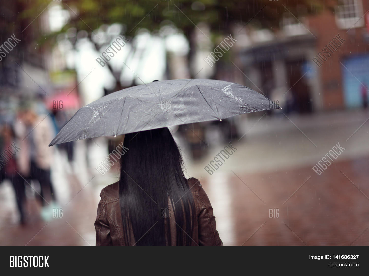 Rain Drops Falling On Image & Photo (Free Trial) | Bigstock