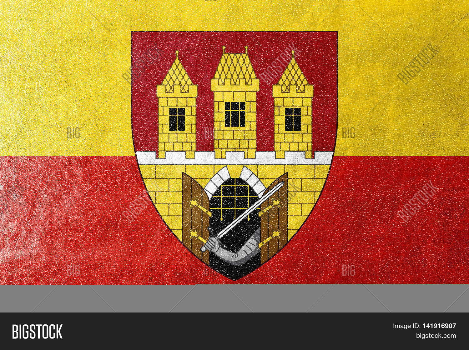 Flag Prague Coat Arms Image & Photo (Free Trial) | Bigstock