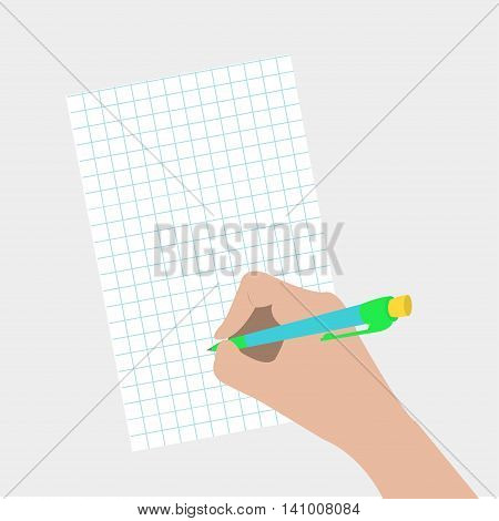 Hand Writing Drawing Vector & Photo (Free Trial) | Bigstock