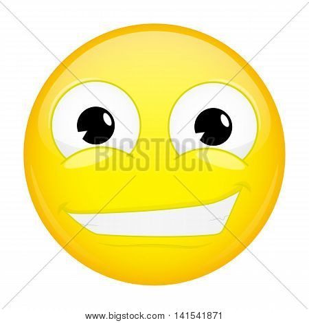 Smiling Emoji. Smirk Vector & Photo (Free Trial) | Bigstock