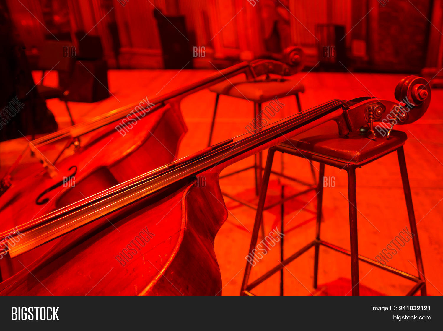 Two Contrabasses Lie Image & Photo (Free Trial) | Bigstock