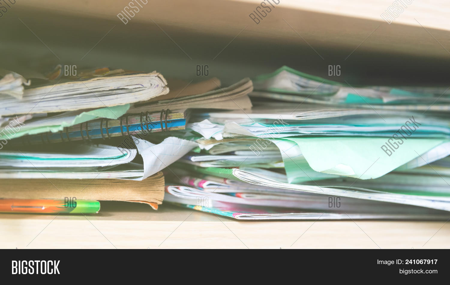 Stacks Notebooks Image & Photo (Free Trial) | Bigstock