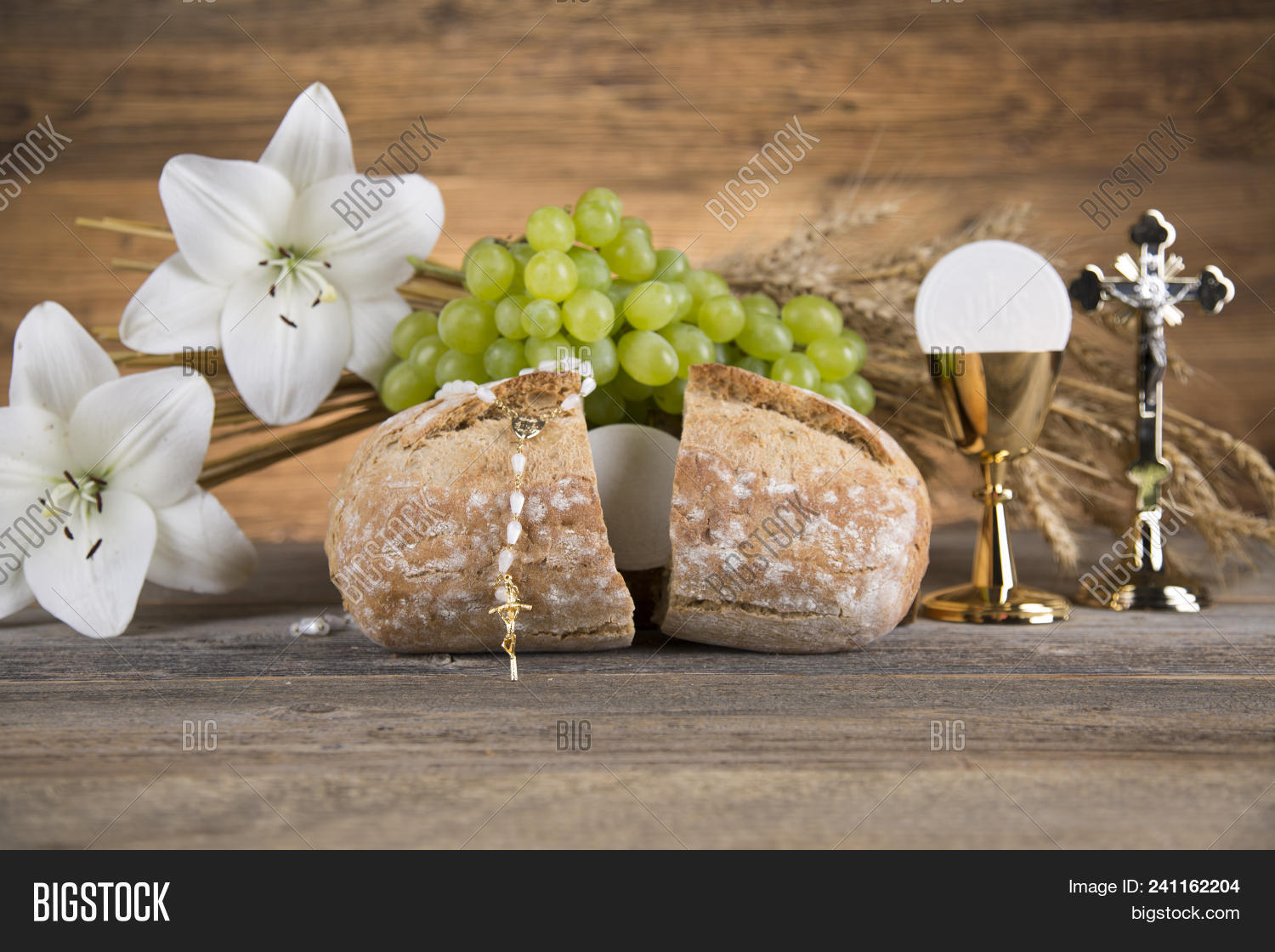 Eucharist Symbol Bread Image & Photo (Free Trial) | Bigstock