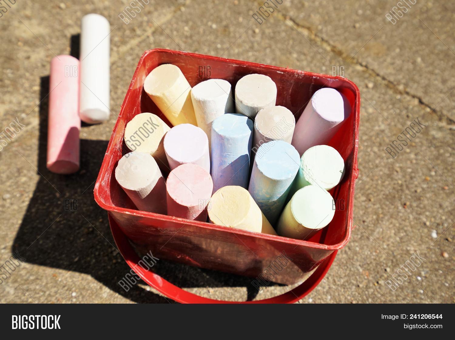 Colorful Chalk On Image & Photo (Free Trial) | Bigstock