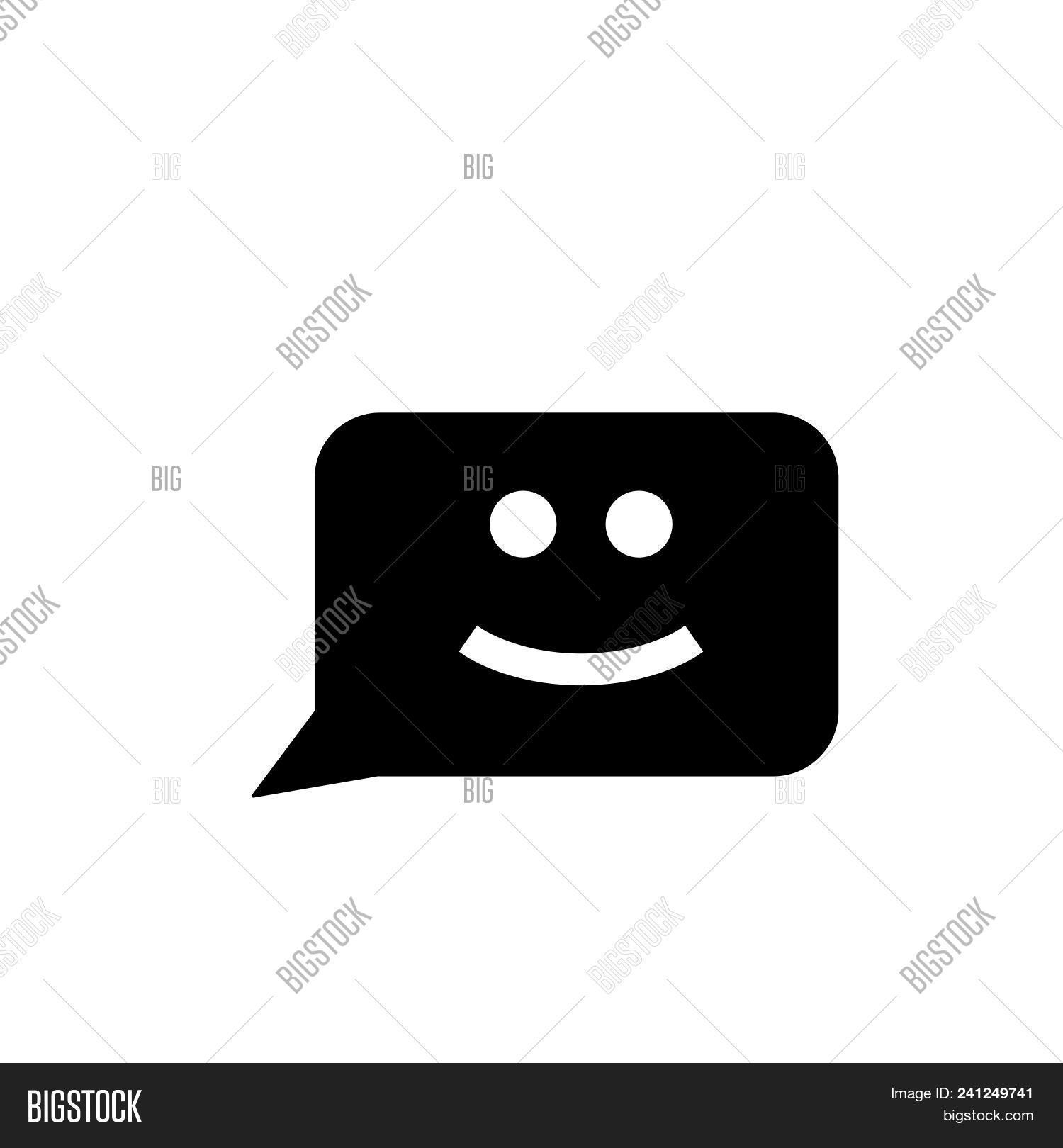 Chat Smile Vector Vector & Photo (Free Trial) | Bigstock