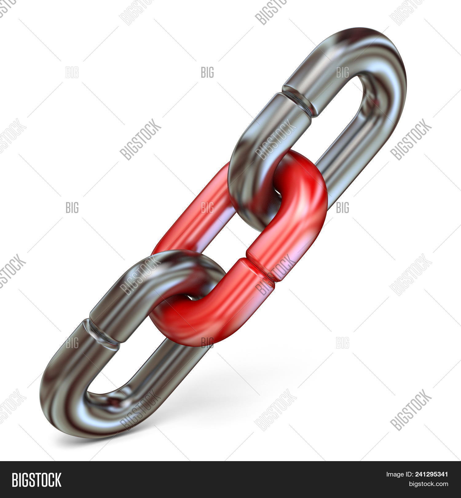Red Chain Link Connect Image & Photo (Free Trial) | Bigstock